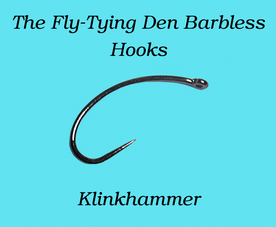 THE FLY-TYING DEN BARBLESS HOOKS - KLINKHAMMER – The Fly-Tying Den