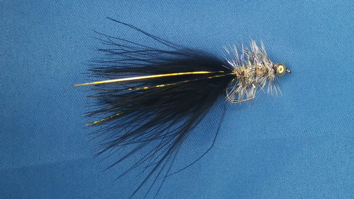 Fritz n Flies 3D Humongous Gold Bead Black Tail – The Fly-Tying Den